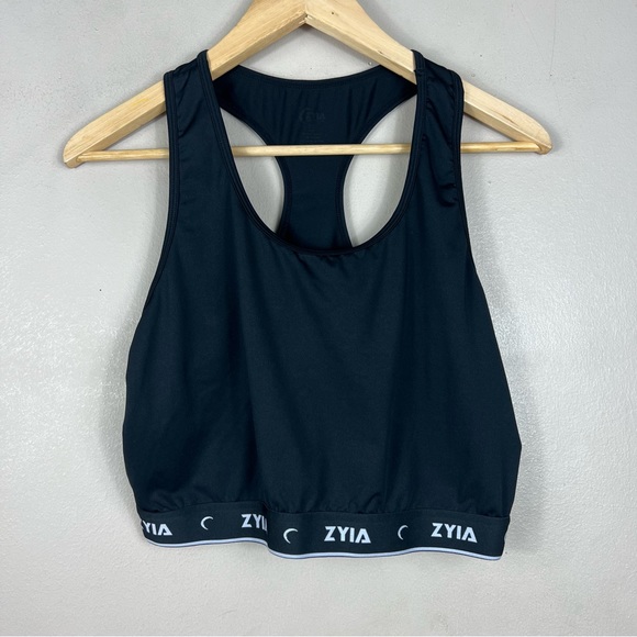 ZYIA | Intimates & Sleepwear | Zyia Active Black Original Scoop Neck ...